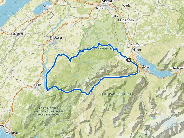 Schloss Amsoldingen-Boltigen-Jaunpass-Broc-Plaffeien-Wattenwil-Schloss ...
